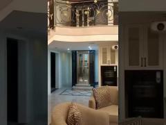 Two storeys cable traction home elevator smooth running 0.6 M/S