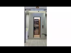 Hydraulic elevator with well shaft made of aluminium frames