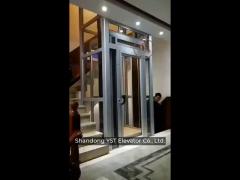 space-saving portal frame home elevator | udem small residential lift