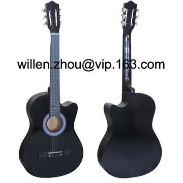 China 38inch cheapest cutway clssical guitar(WM-C831BK) for sale