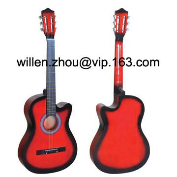 China 38inch cheapest cutway clssical guitar(WM-C831RD) for sale