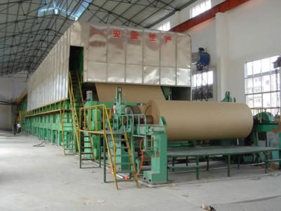 China Paper making machinery, 2400mm corrugated paper machine for sale