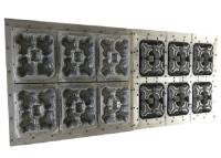 China Small Medium Rotary Egg Tray Machine 2000pcs/hr Waste Paper Pulp Molding for sale