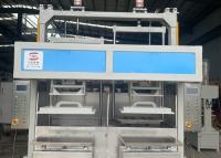 China PLC Control Semi Automatic Egg Tray Machine 400 Pcs/Hr 80kw for sale