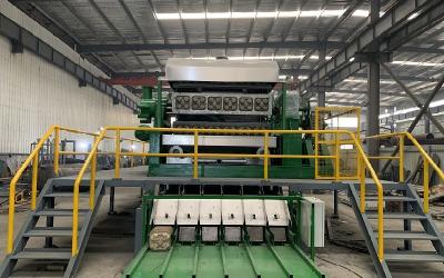 中国 大きい容量6-8の卵の皿は回転式7800pcs/Hrを機械で造る 販売のため