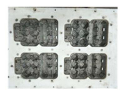 Cina Macchina residua di Tray Mold For Egg Tray dell'uovo di CNC del modanatura della cartapesta in vendita