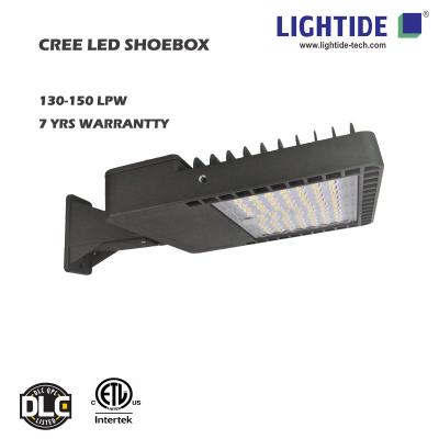 China DLC premium CREE LED Shoebox Area Lights, 60W, CE/ROHS, 7 Years Warranty for sale
