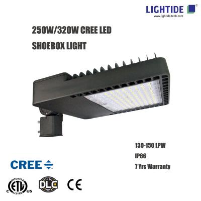 China DLC CREE LED Shoebox Area Lights, 250W, CE/ROHS, 7 Years Warranty for sale