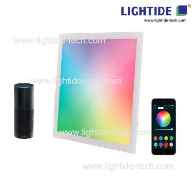 China CE RGBW+CCT Changing led Panel Lights,  Bluetooth & WIFI Alexa, 200-240vac, 20W, 3 yrs warranty for sale