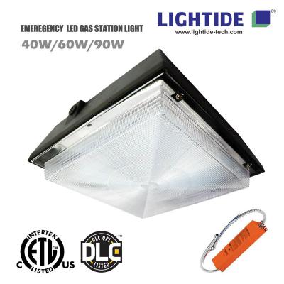 China DLC 90W LED Garage Light fixtures with 90 min. Emergency Backup, 5 yrs warranty for sale