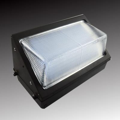 China Lightide DLC qualified outdoor LED Wall Pack Light Fixture with photocell, 40W, 5 years warranty for sale