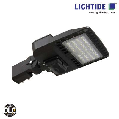China DLC Qualified 80 watt LED Parking Lot Light Manufacturer, 160 LPW led, IP66 waterproof for sale