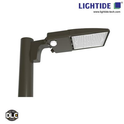 China Lightide DLC Qualified 300 watt LED Parking Lot Light Fixtures with 5 yrs warranty for sale