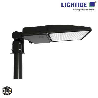 China Lightide DLC Qualified 200 watt LED Parking Lot Lights with 5 yrs warranty for sale