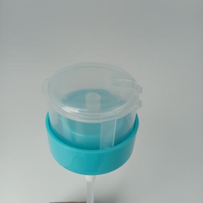 Cina Conveniente pompa di pulizia unghie a vite in plastica verde PP per lavarsi le mani in vendita