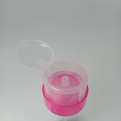 Cina Conveniente pompa di pulizia unghie a vite in plastica verde PP per lavarsi le mani in vendita