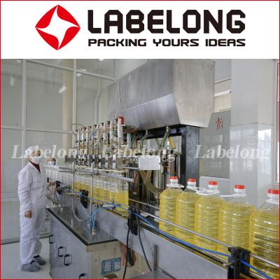 China 4000bph Automatic Plastic Bottle Edible Oil Filling Capping Machine for sale