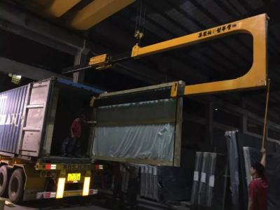 China U Shape Container Unloading Crane,C Clamp for Glass Unloading,C Crab for Glass Crates Loading&Unloading from Containers, for sale