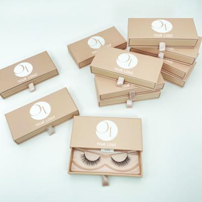 Cina New Korean Handmade 10-18mm fiber 10-18mm faux 5d mink fluffy eyelashes package 100% paper light free style fast delivery in vendita
