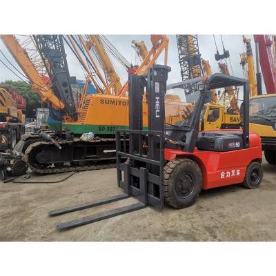 Cina Usato LONGHUA HELI50 5 t 3000 lb cpqd30 Forchetta Lunghezza di routine Indoor Dual Fuel Gasoline Gas Engine in vendita