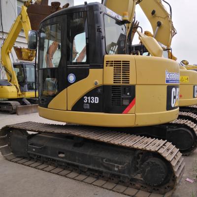 Китай 13TON Вторую руку Caterpillar 313D Digger Использованный экскаватор Cat 312D 313D Crawler в Шанхае продается