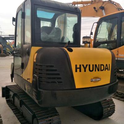 Китай Hyundai 60-7 Crawler Excavator Использованная строительная техника с низким рабочим временем продается