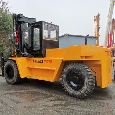 China Versatile Folklifter 20t 10000kg Forklift Truck with AC Heater and Routine Fork Width for sale
