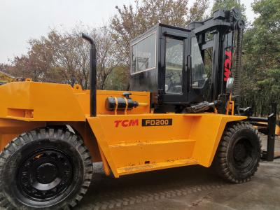 China Versatile Folklifter 20t 10000kg Forklift Truck with AC Heater and Routine Fork Width for sale