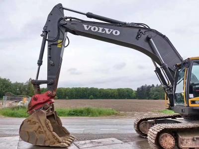 China 35000 KG peso da máquina Volvo EC350D escavadeira com outra bomba hidráulica em Xangai à venda