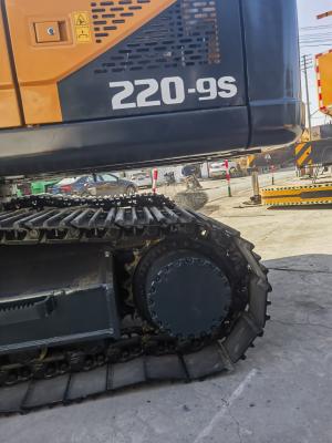 China 20 ton bedrijfsgewicht Tweedehands originele Hyundai 220LC-9S graafmachine voor snelle verzending Te koop