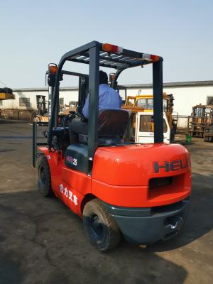 China 2.5 Ton Heli Diesel Forklift Truck with CE Certification and Routine Fork Dimensions for sale