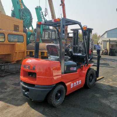 China 2.5 Ton Heli Diesel Forklift Truck with CE Certification and Routine Fork Dimensions for sale