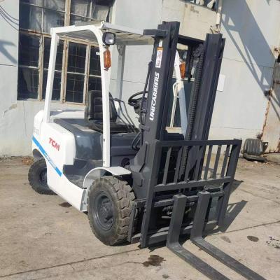 Cina TCM FD25T3C sollevamento diesel 2.5 tonnellate carrello di seconda mano a Shanghai con motore diesel in vendita