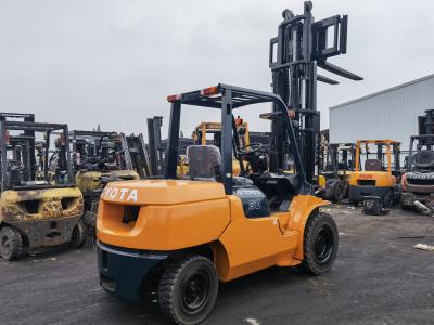 中国 中国製 4トンのフォークリフト 5トンのディーゼルフォークリフト 体重5000kg ガソリンエンジン 販売のため