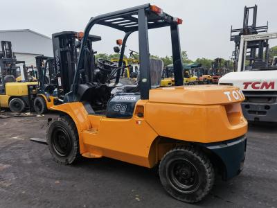 中国 中国製 4トンのフォークリフト 5トンのディーゼルフォークリフト 体重5000kg ガソリンエンジン 販売のため
