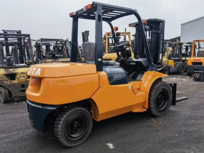 中国 中国製 4トンのフォークリフト 5トンのディーゼルフォークリフト 体重5000kg ガソリンエンジン 販売のため