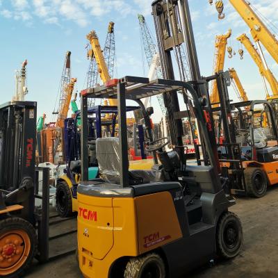 China 1500 kg Weight TCM FB15 1.5 TON Electric Forklift Truck with Isuzu Engine and CE Mark for sale