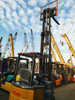 China 1500 kg Weight TCM FB15 1.5 TON Electric Forklift Truck with Isuzu Engine and CE Mark for sale