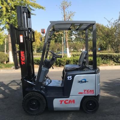 China TCM FB15 1.5Ton Electric Battery Operated Forklift with Clark Forklift in Shanghai for sale