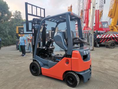 Cina Forchetta di routine di larghezza di 1,5 tonnellate diesel Toyota FD15 con 2 tappe 3 metri a Shanghai in vendita