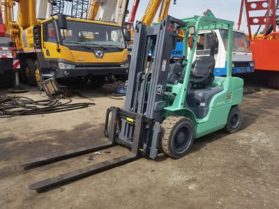 China Stabile Arbeitsbedingungen Gebraucht Mitsubishi 3 Tonnen FD30 Gabelstapler mit 180 mm Gabelbreite zu verkaufen