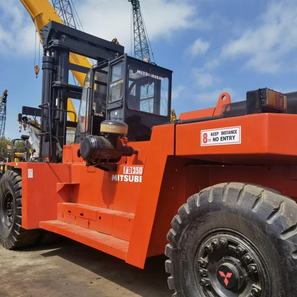 Quality Used 35t Mitsubishi FD350 Forklift Truck for Building Material Shops 15-25 Tons Diesel for sale