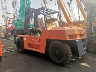 Cina FD100 TCM carrello elevatore di 10 tonnellate in buone condizioni con motore diesel e larghezza di forcella di routine in vendita