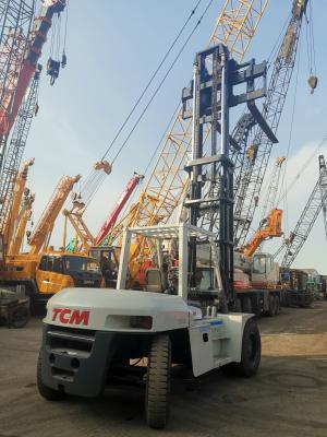 Cina 10 tonnellate di carrello elevatore TCM FD100 diesel buono e con larghezza di forcella di routine in vendita