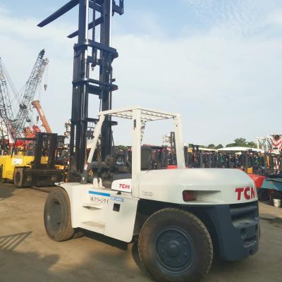 Cina 10 tonnellate di carrello elevatore TCM FD100 diesel buono e con larghezza di forcella di routine in vendita