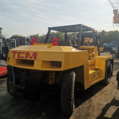 China TCM FD100 Forklift 10 Ton Used forklifts 3tons 5tons 7 Ton for in Shanghai Market for sale