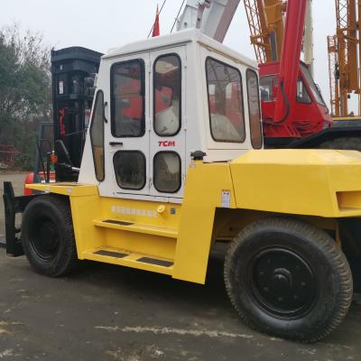 中国 建材店 10000 kg 重量 TCM FD100 10 トン 日本 オリジナルフォークリフト 販売のため