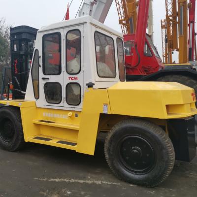中国 建材店 10000 kg 重量 TCM FD100 10 トン 日本 オリジナルフォークリフト 販売のため