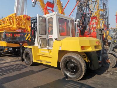 China TCM FD100 Diesel vorkheftruck gebruikt op bouwplaats met vaste vorklengte Te koop