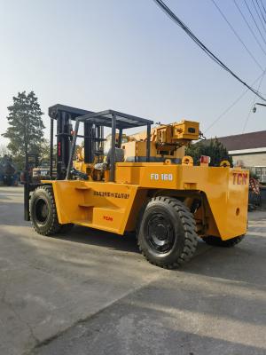 China Fork Width Routine TCM FD160 Diesel Forklift 16TON Used with Printing Shops in Shanghai for sale